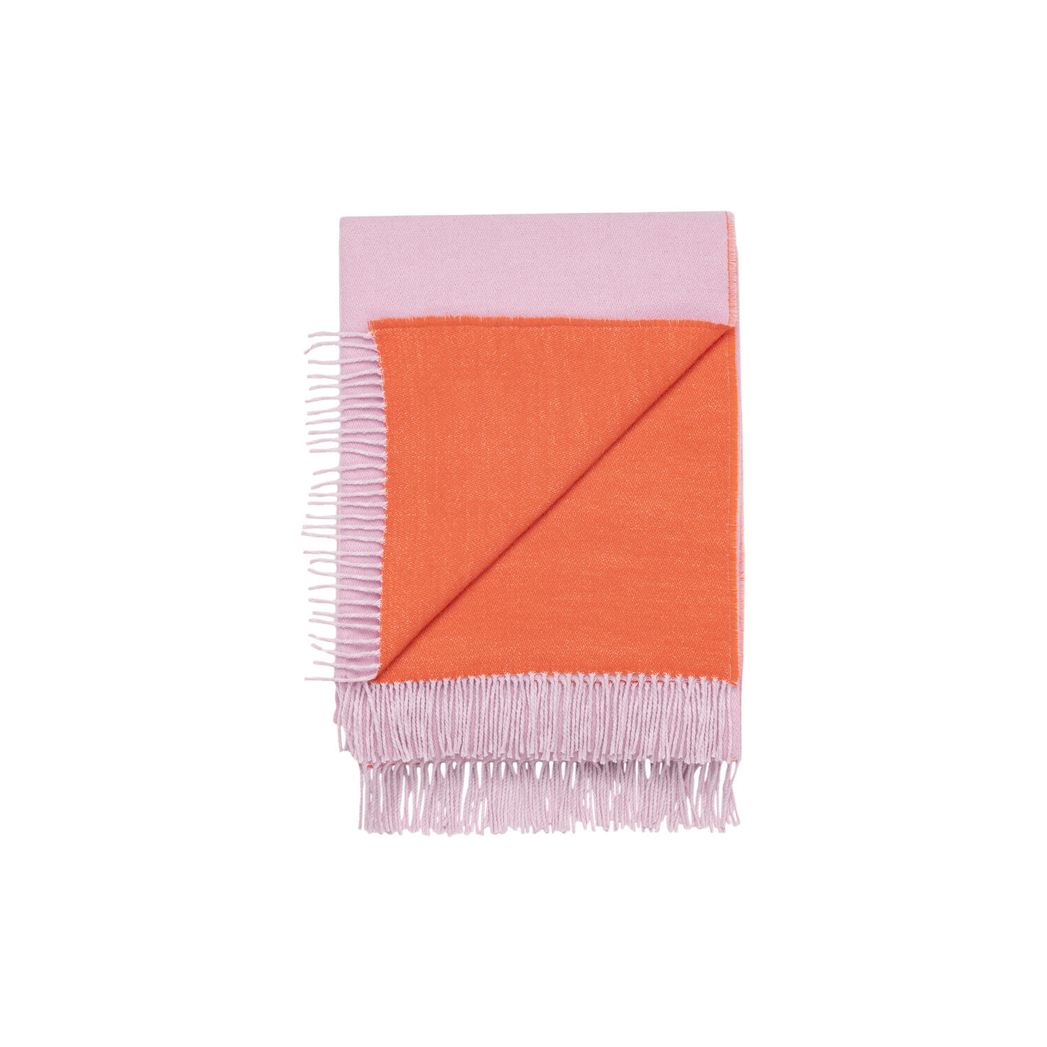 Play throw, rosa/orange