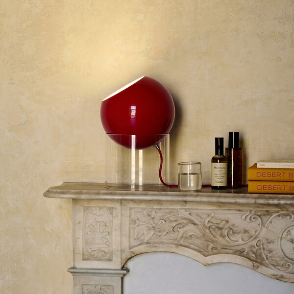 Topan VP13 Table Lamp, vermilion red